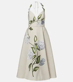 Oscar De La Renta Floral Cocktail Dresses