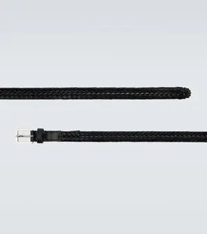 TOM FORD Braided Leather Belt