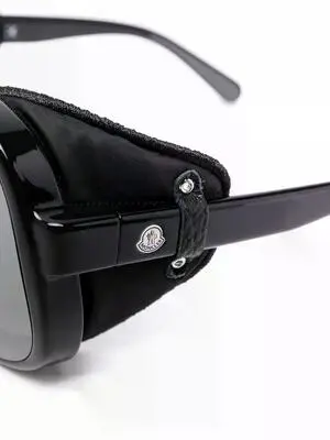 Moncler Diffractor Pilot-frame Sunglasses