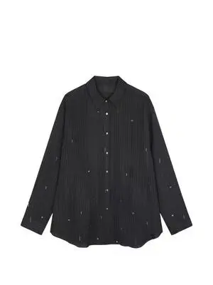 JNBY Embellished Striped Shirt - Black