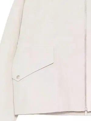 CROQUIS Collared Zip-up Jacket - Neutrals