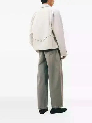 CROQUIS Collared Zip-up Jacket - Neutrals