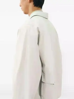 CROQUIS Collared Zip-up Jacket - Neutrals