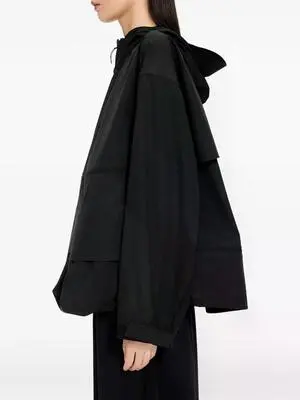 JNBY Drawstring Hem Hooded Jacket - Black