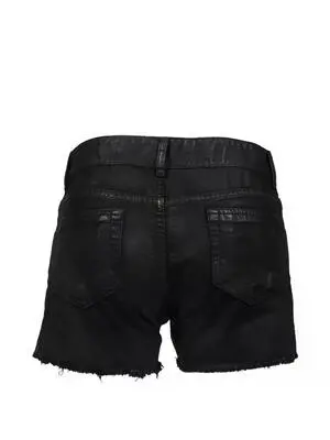Rick Owens Lana Cut Offs Frayed Shorts