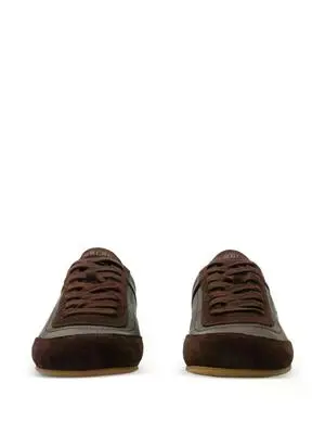 Burberry Knight Runner Leather And Suede Sneakers