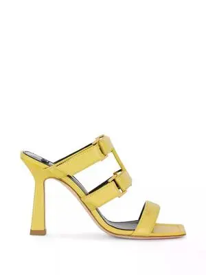 Elisabetta Franchi Nappa Leather Sandals - Yellow