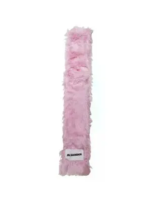 JIL SANDER Faux Fur Scarf - Pink