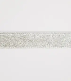 Comme Des Garçons Metallic Leather Belt