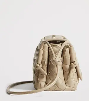 Bottega Veneta Notturno" Woven Leather Pouch - Neutral