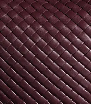 Bottega Veneta Intrecciato Leather Veneta Shoulder Bag - Red