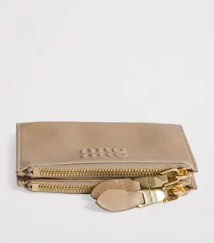 Miu Miu Small Nappa Leather Wallet - Neutral