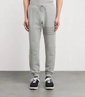 Thom Browne Cotton 4-bar Sweatpants - Grey