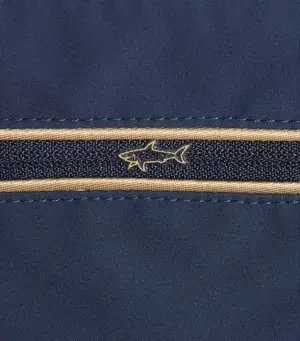 Paul & Shark Typhoon Platinum Bomber Jacket - Navy
