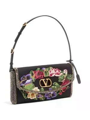 Valentino Garavani Small Embroidered Shoulder Bag