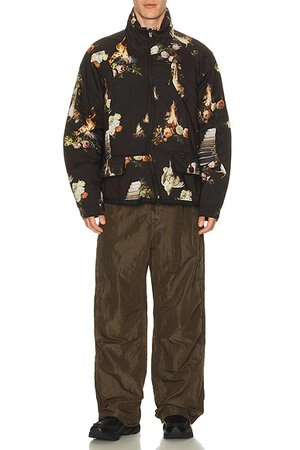 Undercover Printed Blouson Jacket - Black Base