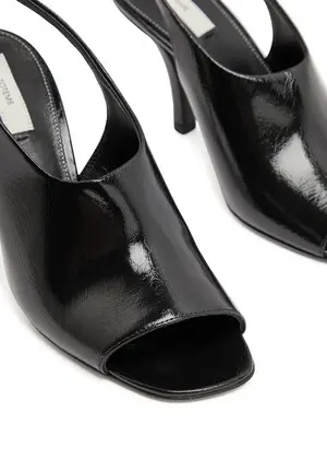 TOTEME Naplack Leather Slingback Sandals