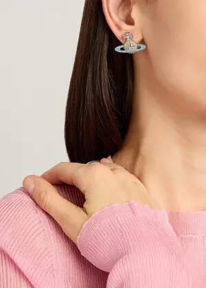 VIVIENNE WESTWOOD Kika Embellished-orb Stud Earrings - Multicoloured