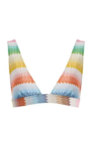 Missoni Chevron Knit Bikini Top