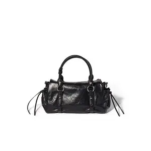 Miu Miu Nappa Leather Handbag - Black