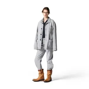 Miu Miu Washed Denim Blouson Jacket