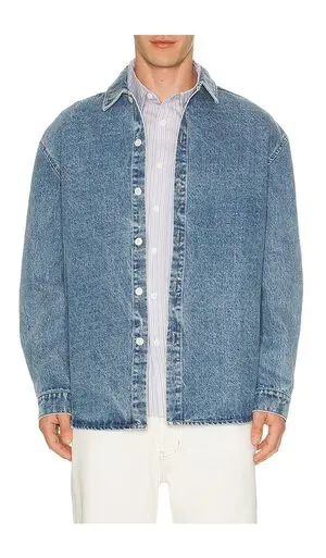 KROST Oversized Denim Shirt In . Also - Blue