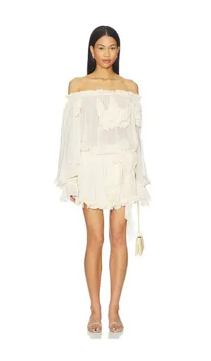 ANIYE RECORDS Off-the-shoulder Blouse - Yellow