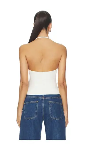 GRLFRND Halter Tank - Ivory