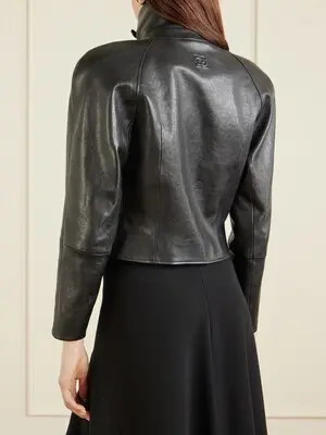 Magda Butrym Double-breasted Leather Jacket