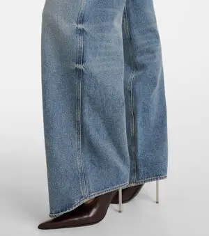 COURREGES Courrèges Logo Wide-leg Jeans