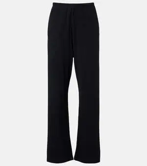 THE ROW Kohana Cotton Sweatpants - Black