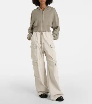 Rick Owens Jumbo Cotton-blend Cargo Pants