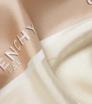 Givenchy Logo Silk Twill Scarf - Multicoloured