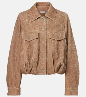 Loewe Leather Jacket - Beige