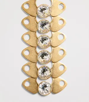 Valentino Garavani Embellished Crystal Drop Earrings