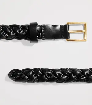 Bottega Veneta Intrecciato Leather Belt