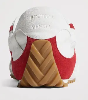 Bottega Veneta Suede-trim Orbit Flash Sneakers - Red