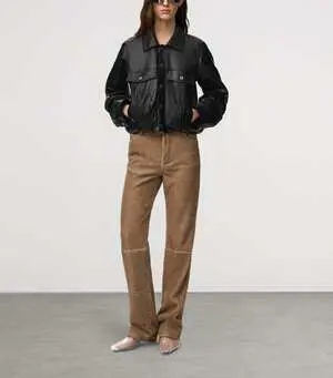 Loewe Relaxed Lambskin Leather Jacket