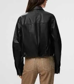 Loewe Relaxed Lambskin Leather Jacket