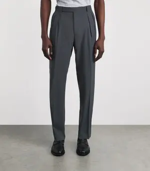 Brioni Wool Tailored Trousers