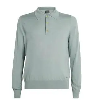 Brioni Long Sleeve Polos For Men