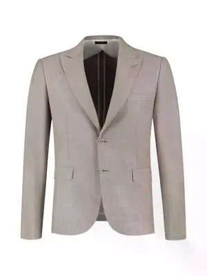 Brioni Button Blazer - Neutrals