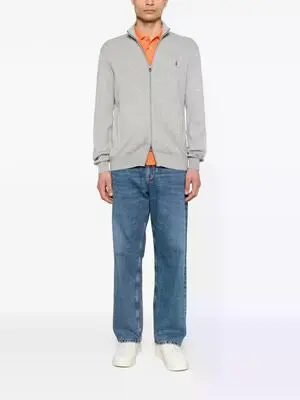 Polo Ralph Lauren Ribbed Knit Zip Cardigan