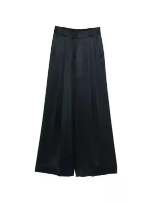 BLAZÉ MILANO Wide-leg Trousers With Pleated Front