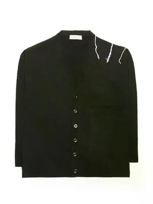 PAURA Rimini V-neck Cardigan With Patch Pocket