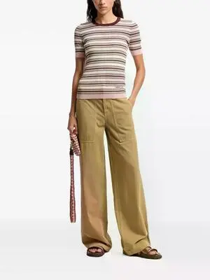 Moncler Striped Knitted T-shirt
