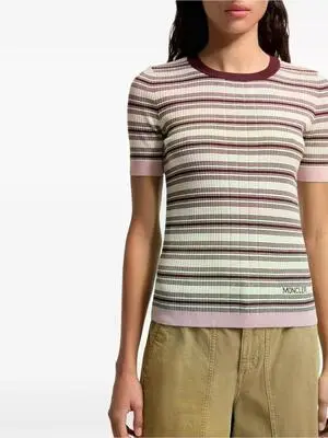 Moncler Striped Knitted T-shirt