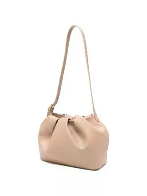 THEMOIRE Athena Ruched Cross-body Bag - Neutrals