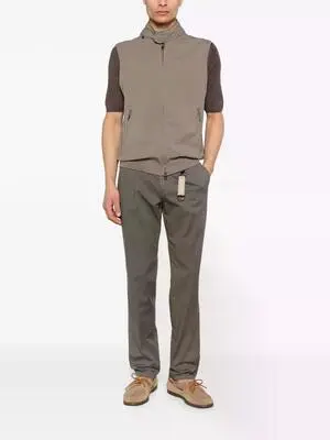 MANUEL RITZ Pleated Twill Trousers - Grey