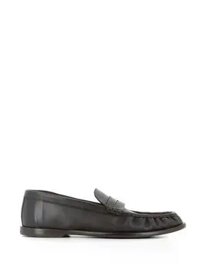 Paul Smith Leather Loafers With Braided Trim